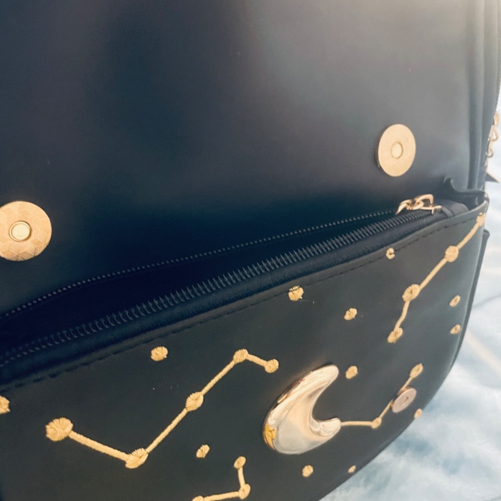 Kawaii Gothic Academia Moon & Stars Backpack - Gem